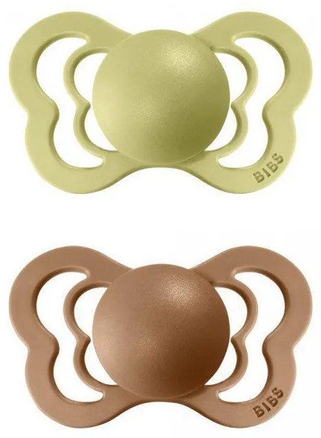 Bibs dudlíky silikon 2 ks Supreme 0 - 6 měsíců  Meadow-earth