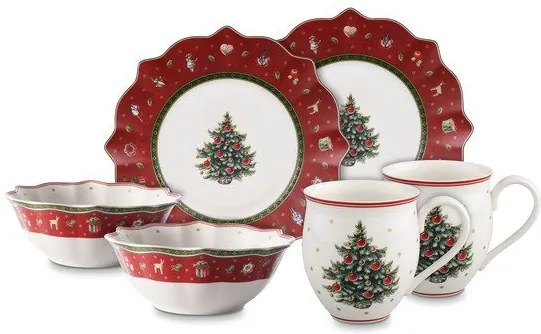 Villeroy & Boch Toy´s Delight snídaňová sada, červená, 6 ks 14-8585-7281