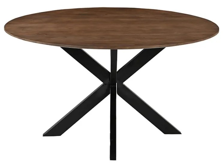 LABEL51 Jídelní stůl OTIS hnědý ⌀130 cm
