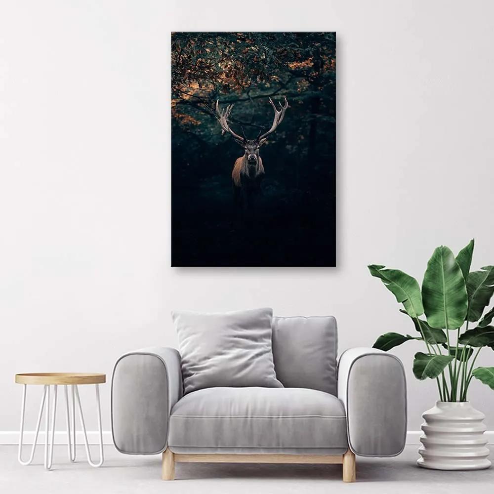 Gario Obraz na plátně Jelen v křoví Rozměry: 40 x 60 cm