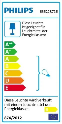 Philips 66622/87/16 - Stolní lampa MY HOME OFFICE CHAT 1xGX53/9W/230V