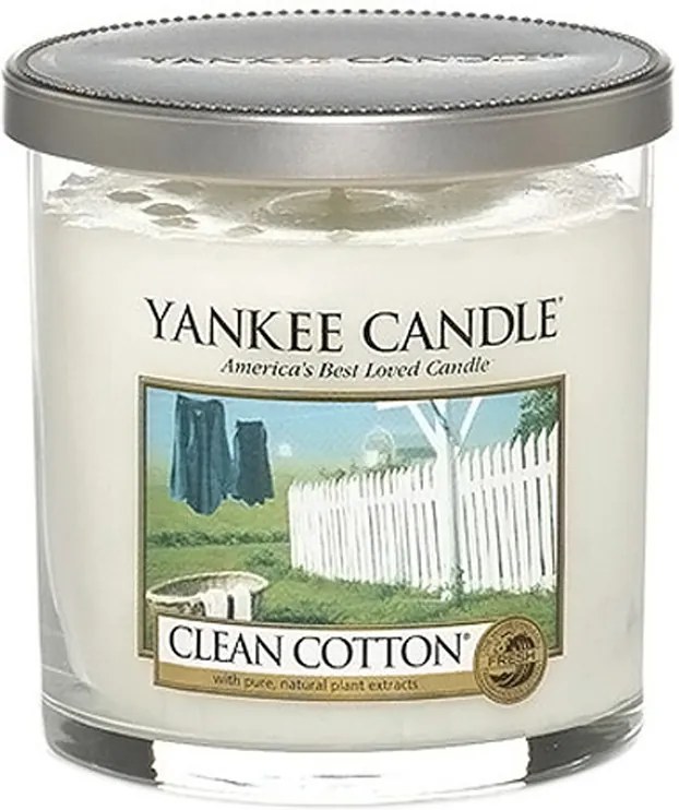 Yankee candle Svíčka Čistá bavlna, 198 g