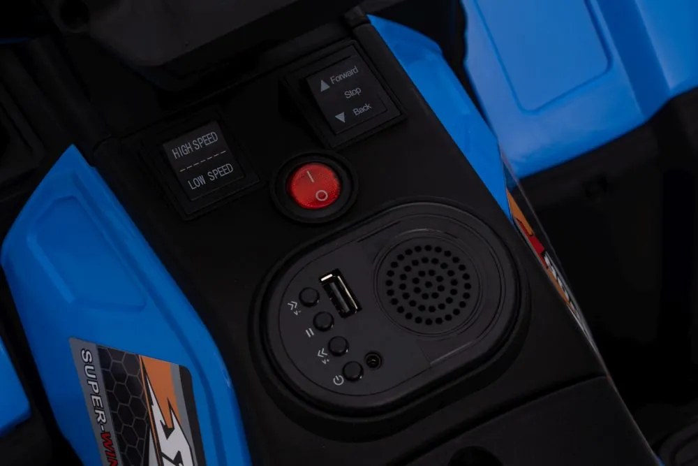 LEAN CARS Čtyřkolka na akumulátor JC915, modrá