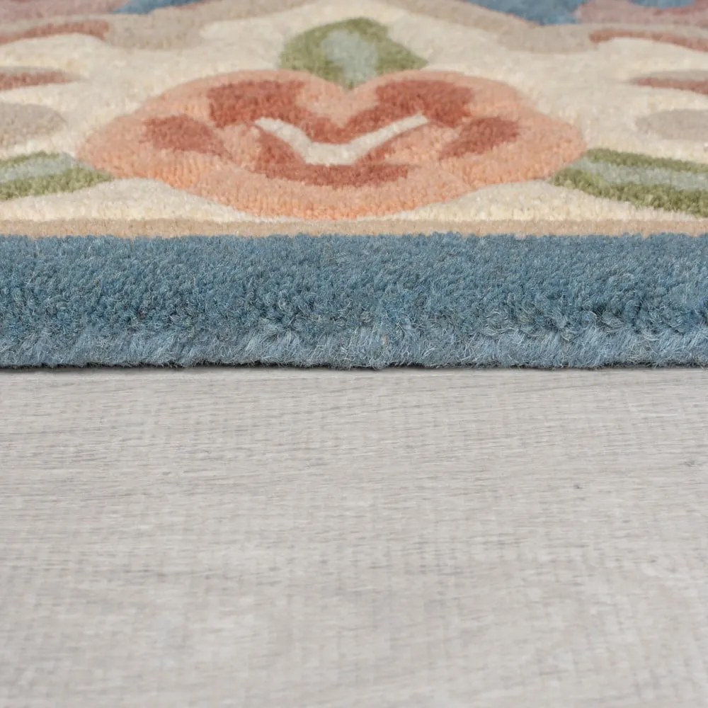 Modrý vlněný koberec 75x150 cm Aubusson – Flair Rugs