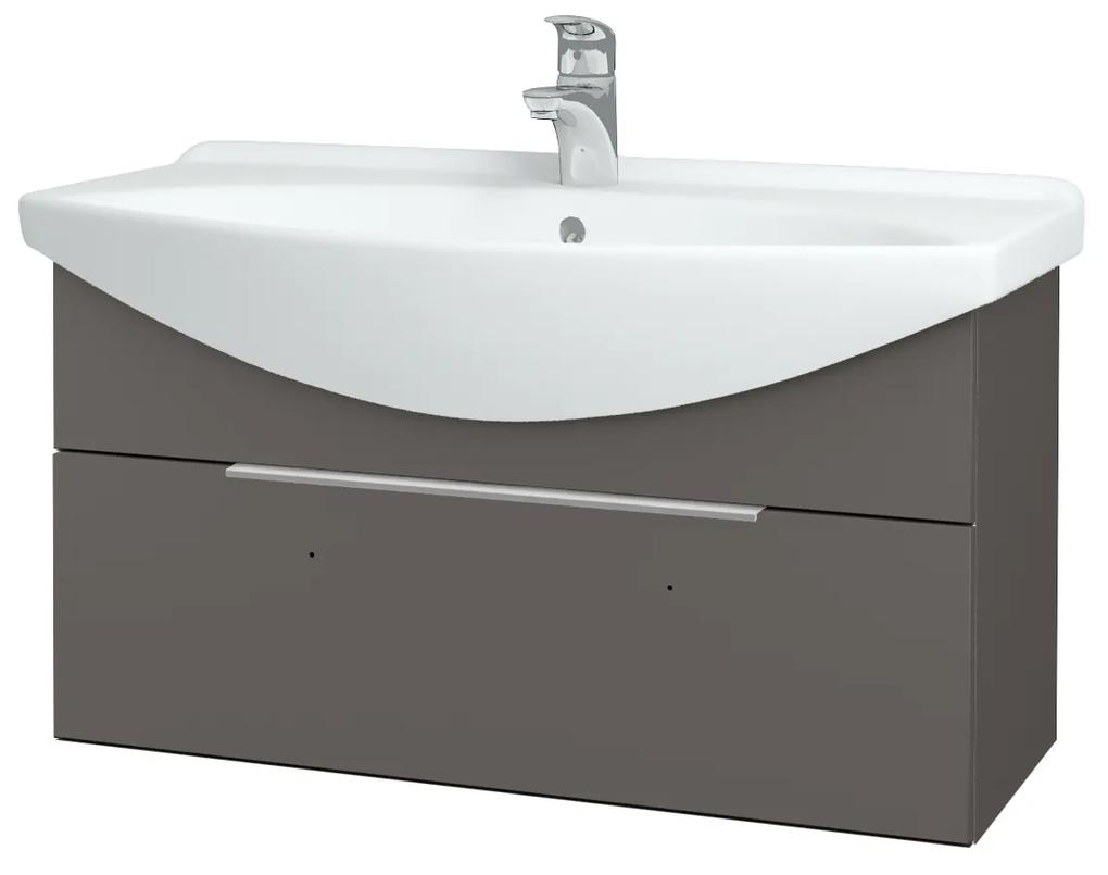 Dřevojas Koupelnová skříň TAKE IT SZZ 85 Varianta: N01 Bílá lesk / Úchytka T02 / D17 Colorado
