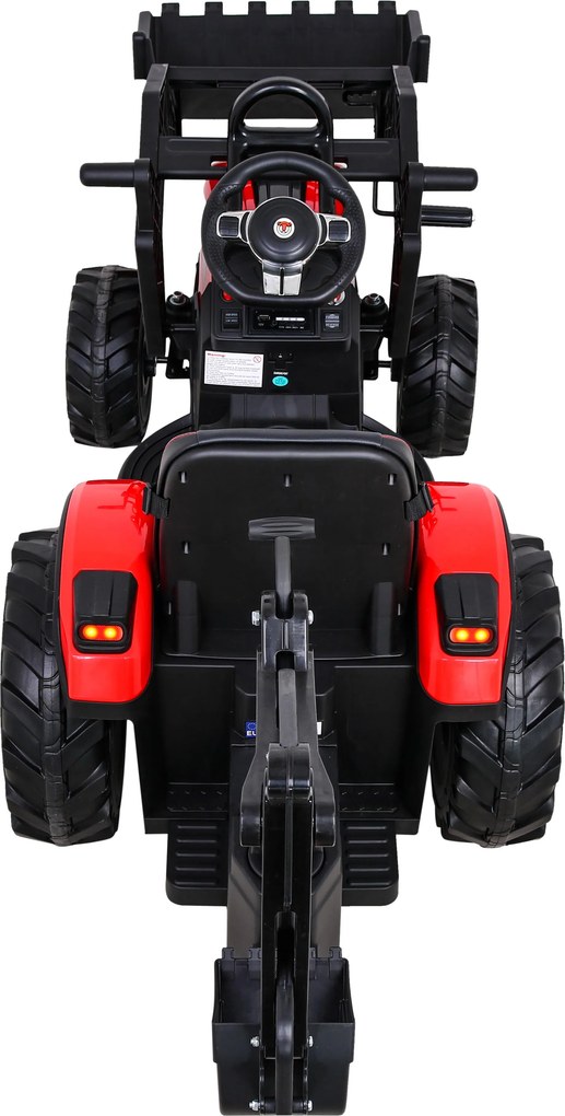 Ramiz Traktor s přívěsem 720-T červený