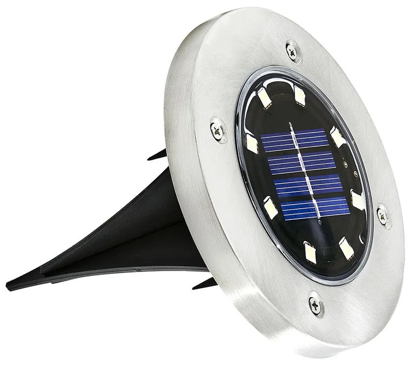 Solární venkovní vestavěná lampa, 4ks