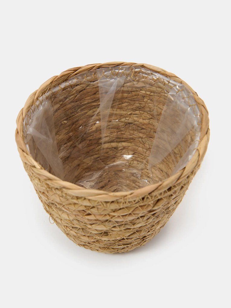 Sinsay - Pletený květináč - béžová