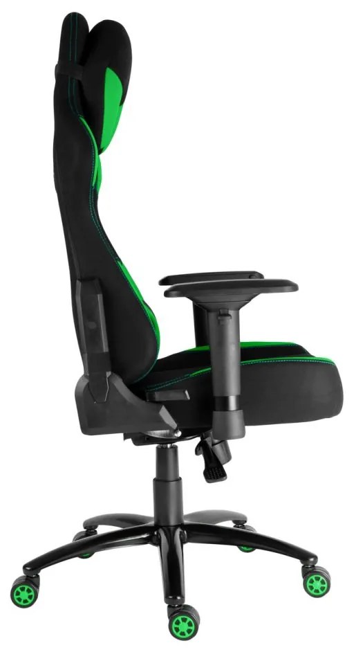 Herní židle NEOSEAT GAMER TEX černo-zelená