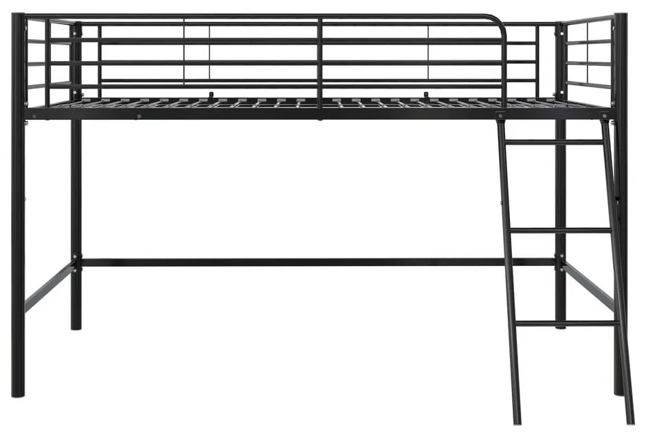 Černá vyvýšená dětská postel 90x200 cm Jodie – Støraa