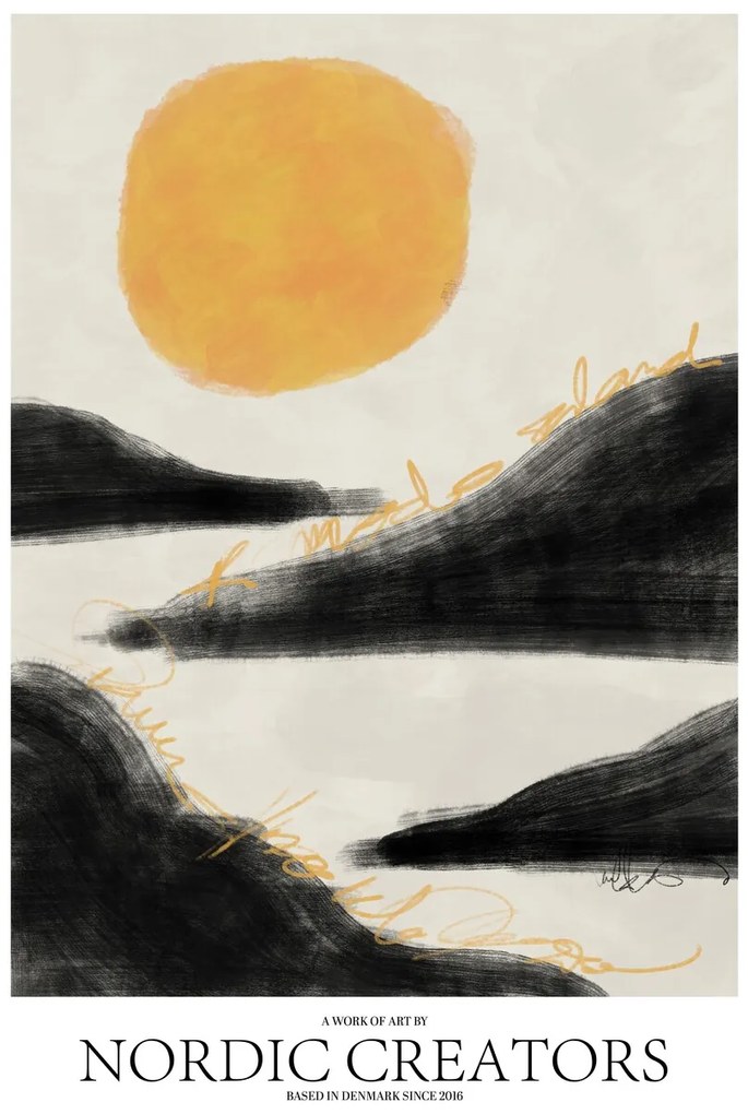 Ilustrace Sunrise, Nordic Creators, (30 x 40 cm)