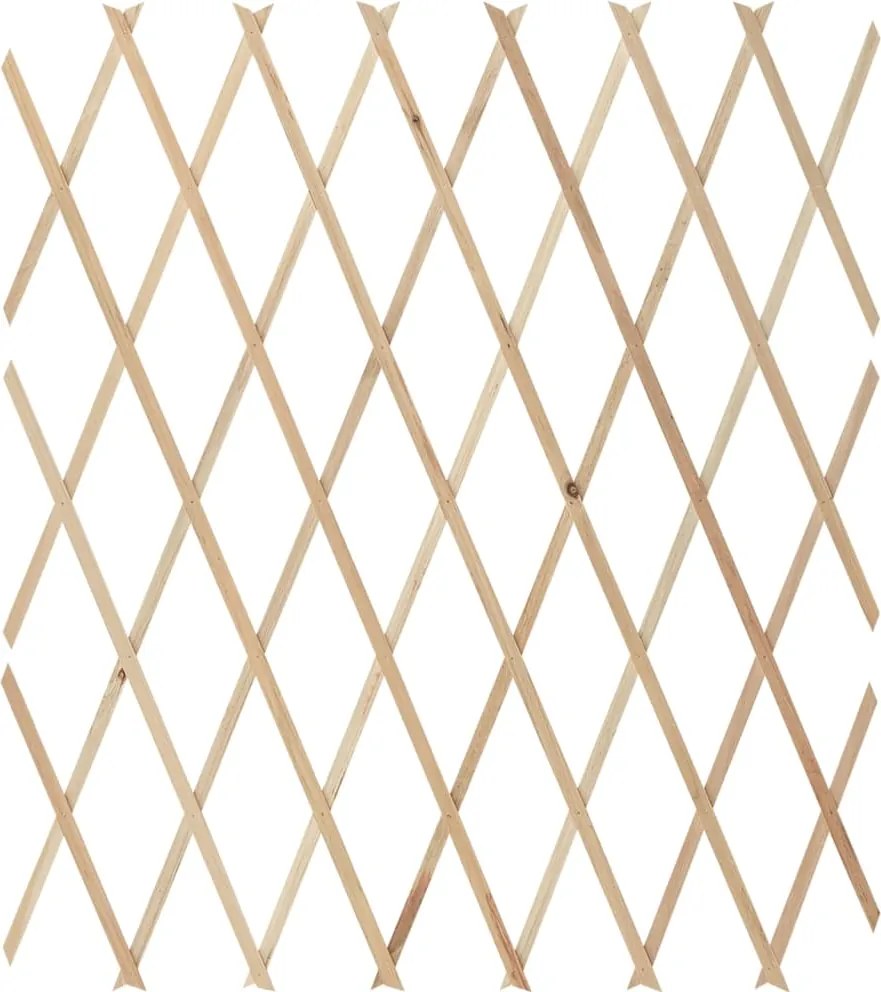 Trelážové ploty 5 ks masivní jedlové dřevo 180 x 80 cm 316422