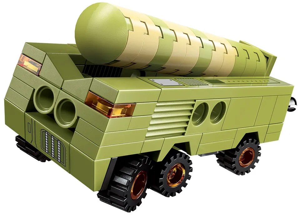 Qman Thunder Expedition Battle Car 1415-5 Raketové vozidlo Conqueror