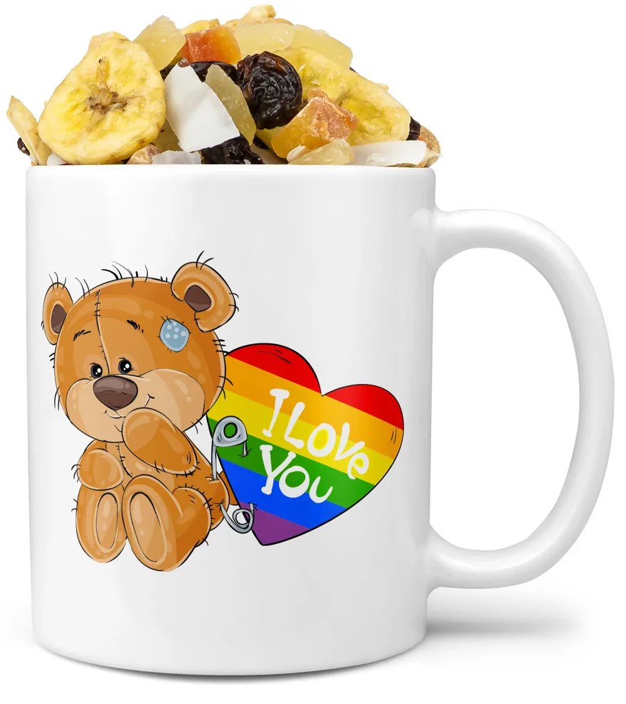 Hrnek LGBT I love you (Náplň hrníčku: Tropická směs)