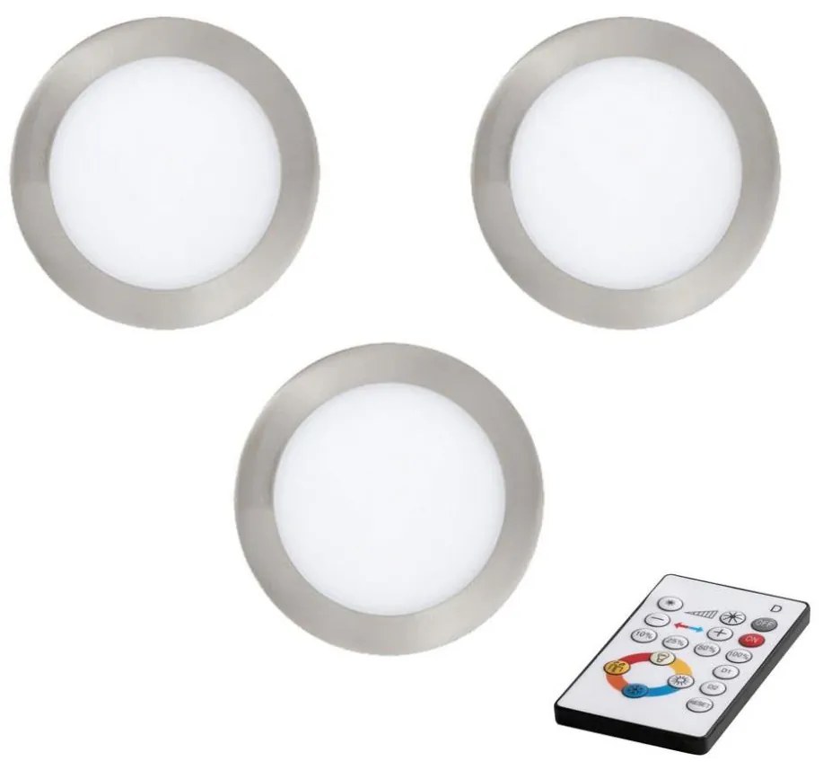 Eglo 78661 - SADA 3x LED Stmívatelné podhledové svítidlo TINUS LED/6W/230V + DO