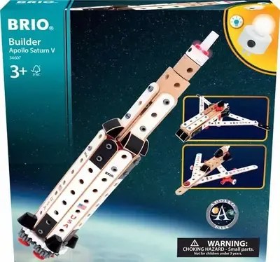 BRIO Stavebnice BUILDER NASA Apollo Saturn V / od 3 let