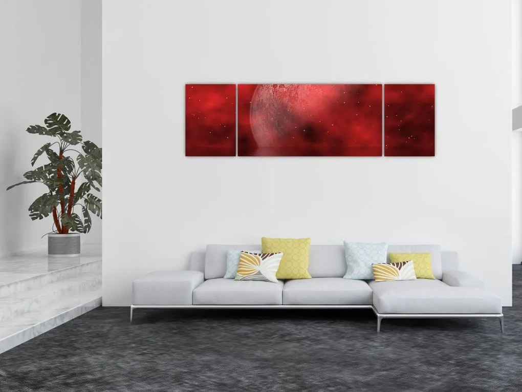 Obraz - Měsíc na hladině (170x50 cm)