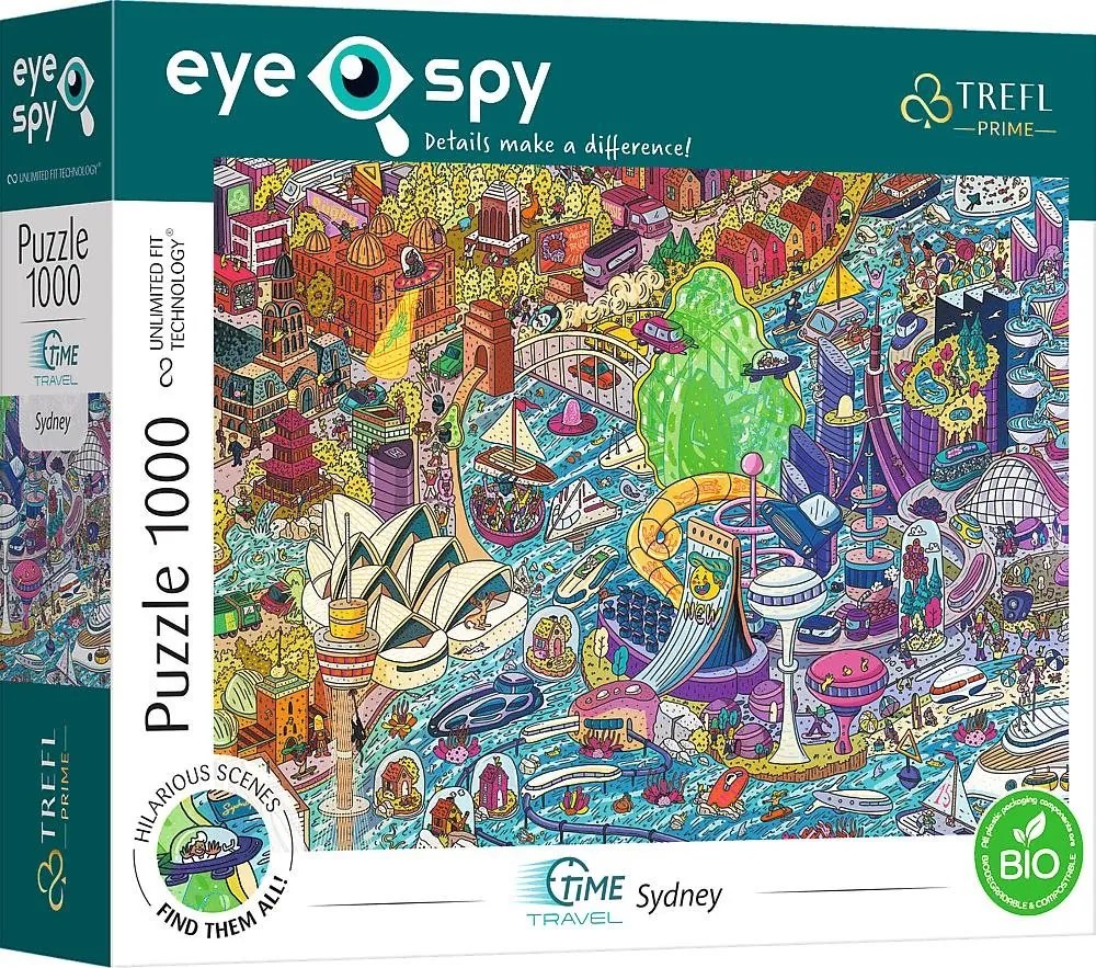 Puzzle trefl puzzle uft eye-spy time travel: sydney 1000 dílků