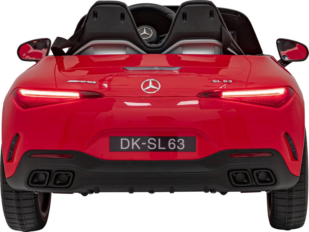 Ramiz Dětské elektrické auto Mercedes Benz AMG SL63 Červené