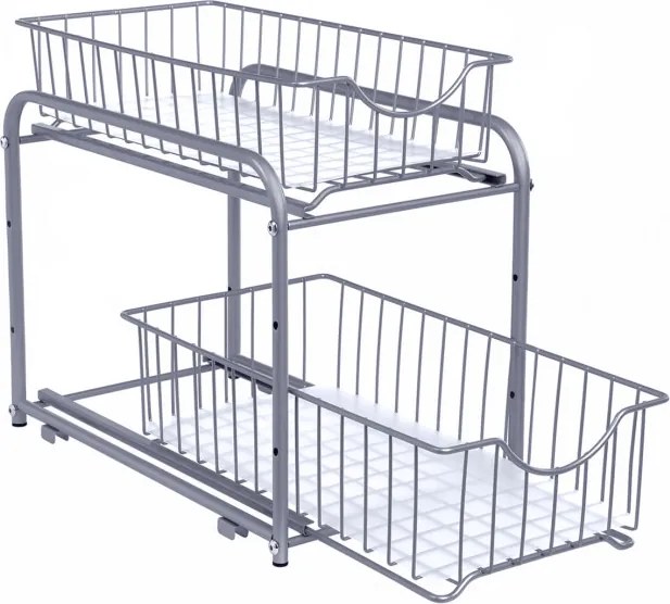 Kuchyňský organizér stříbrný AUK-E1017 CR