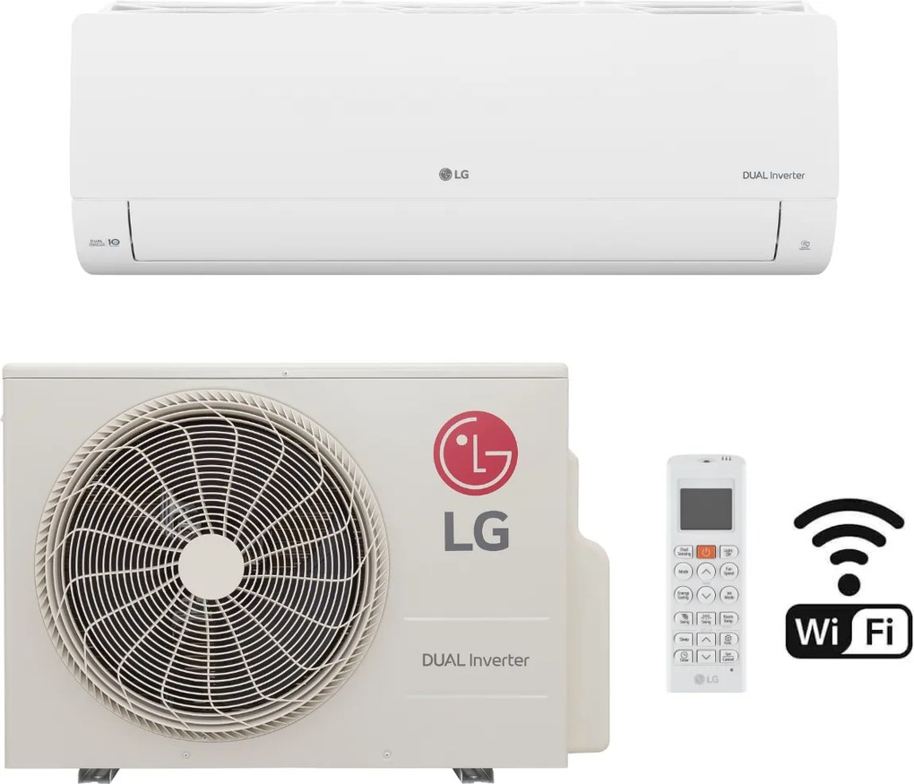 Klimatizace LG Dualcool Standard Plus 6,6 kW - sestava 1+1 včetně montáže