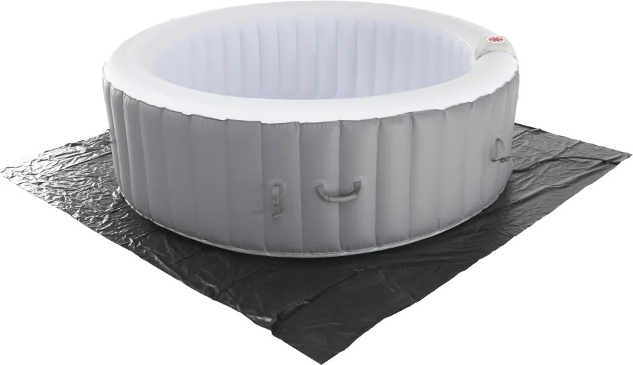 Nafukovací vířivka, šedá/bílá, 4-6 os, 1000 l, KAMINO NEW TYP 2