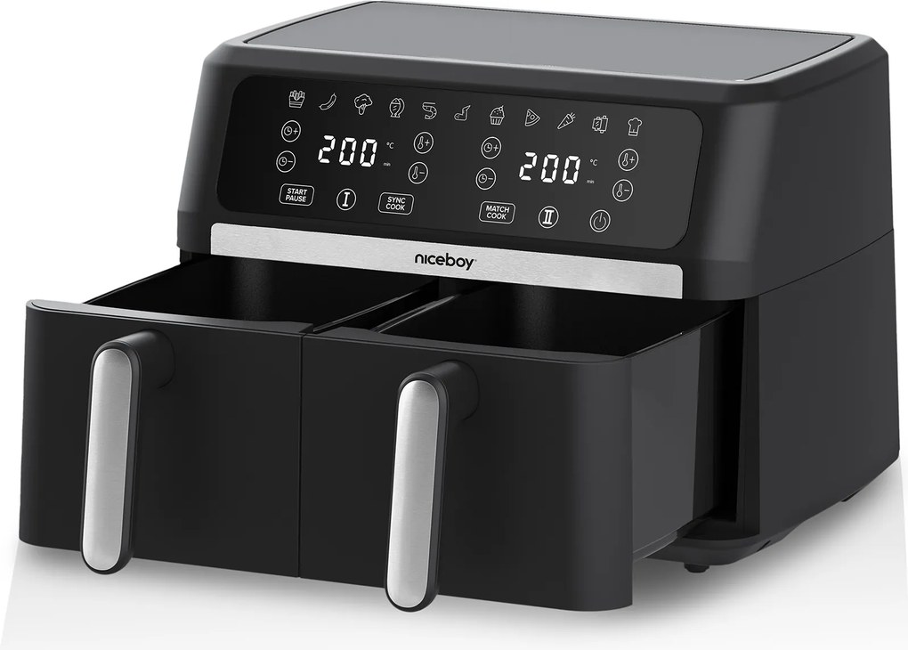 Horkovzdušná fritéza Niceboy ION AirFryer DUO