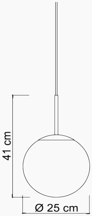 Sikrea 5869 Eva, moderní závěsné svítidlo z ručně foukaného kouřového/bílého skla, 1xE27, Ø25cm