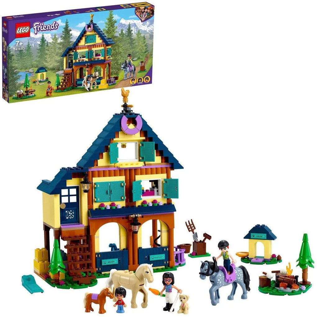 Lego stavebnice lego friends 41683 lesní jezdecké středisko