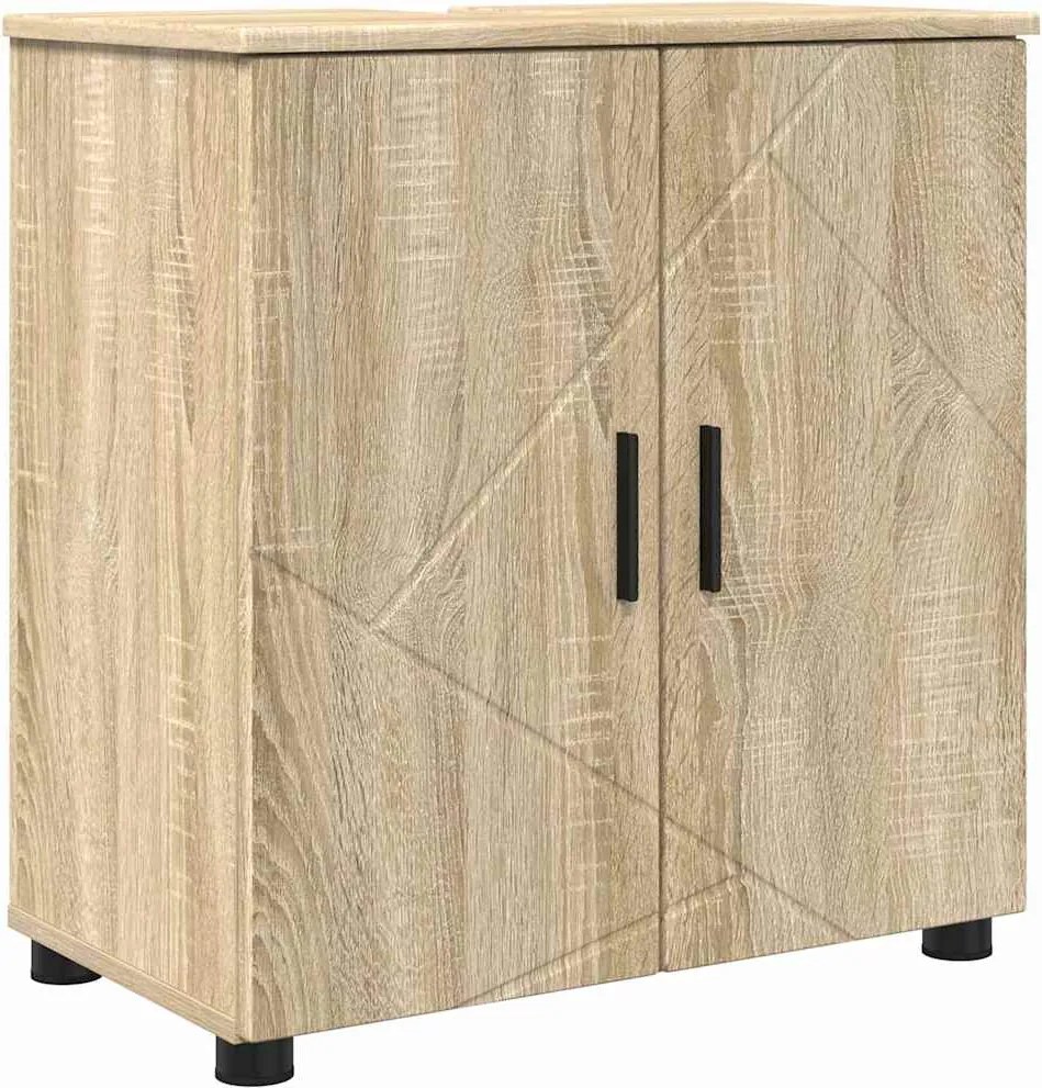 Sada koupelnového nábytku 4 ks Sonoma dub 61 x 35 x 64 cm 3392975
