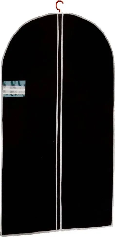Černý obal na oblečení, 2 kusy, 150x60 cm