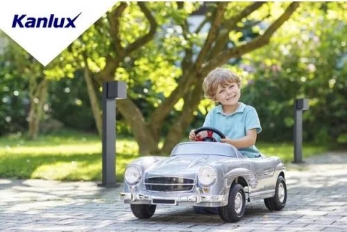 Sloupkové svítidlo Kanlux GORI 80 GU10 IP44 antracitová 29003