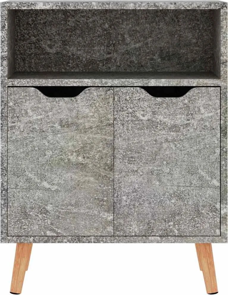 Příborník betonově šedý 60 x 30 x 72 cm kompozitní dřevo 326826