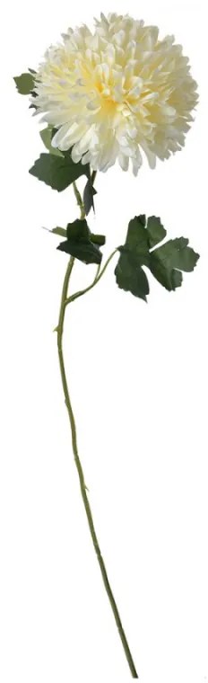 Umělá květina bílá chryzantéma – 54 cm
