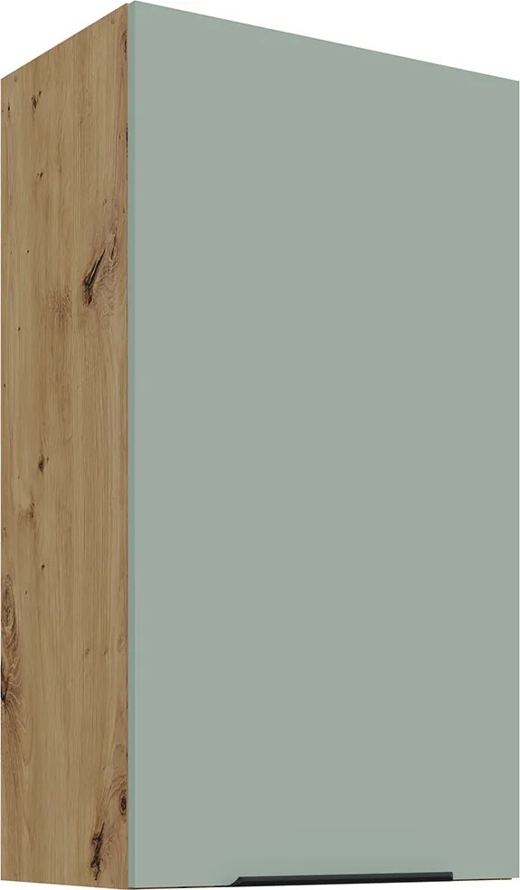 ARIA st | horní skříňka 50 G-90 1F policová | 50 cm | VYSOKÁ | ANTI FINGERPRINT povrch | artisan/aquamarine