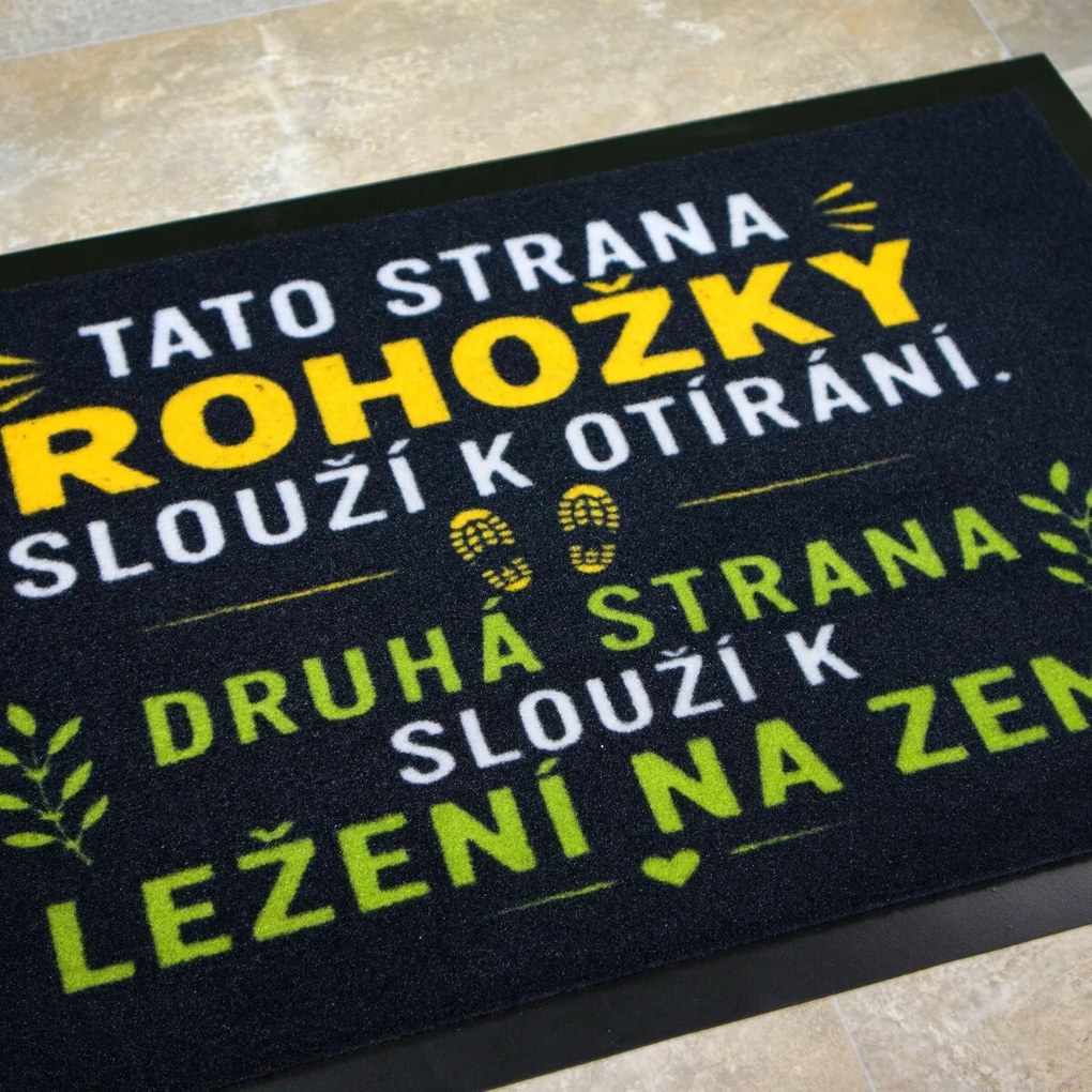 Mercury Flooring, Rohožka Slouží 40x60 cm, 40x60, černá