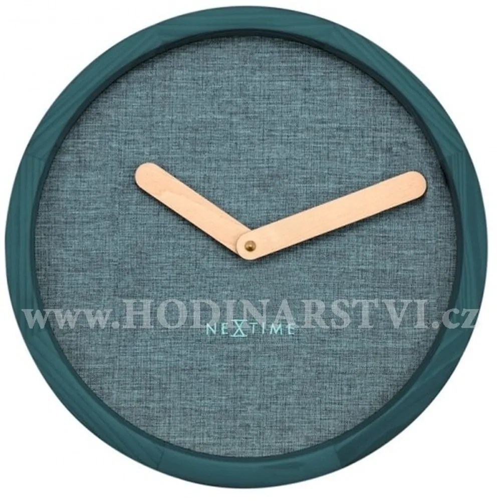 Designové nástěnné hodiny 3155tq Nextime Jeans Calm 30cm