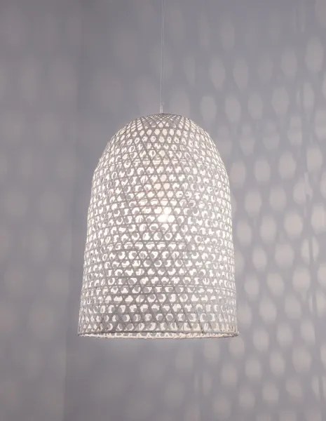 Dřevěný lustr Aurora 40.5 bílé