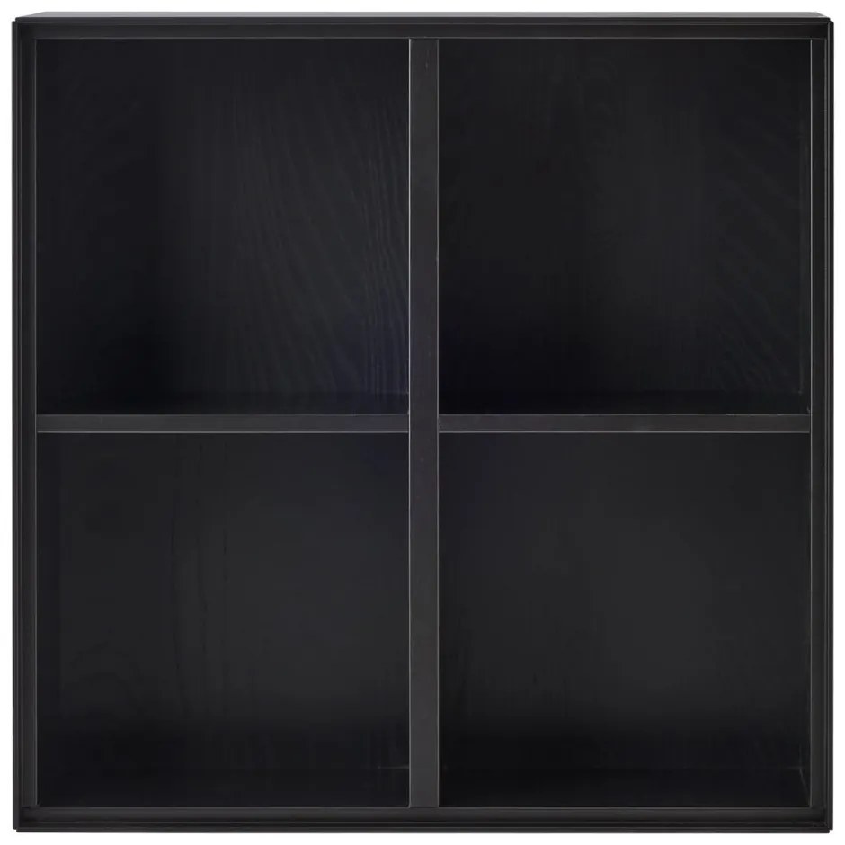 Černá nástěnná knihovna 68x68 cm Edge by Hammel – Hammel Furniture