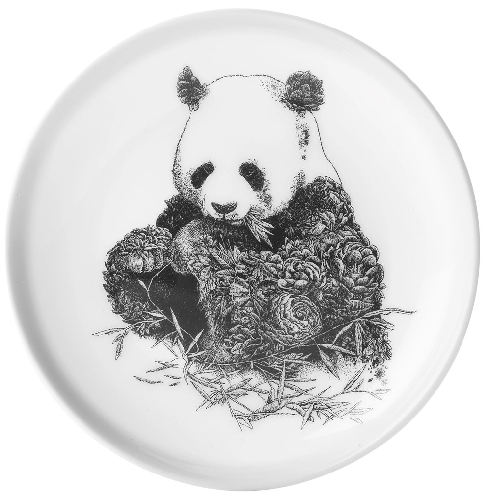 Maxwell and Williams Dezertní talíř 20 cm Panda Velká - MARINI FERLAZZO