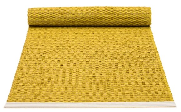 Vinylový běhoun na stůl Pappelina MONO Mustard/Lemon velikost: 36x100cm