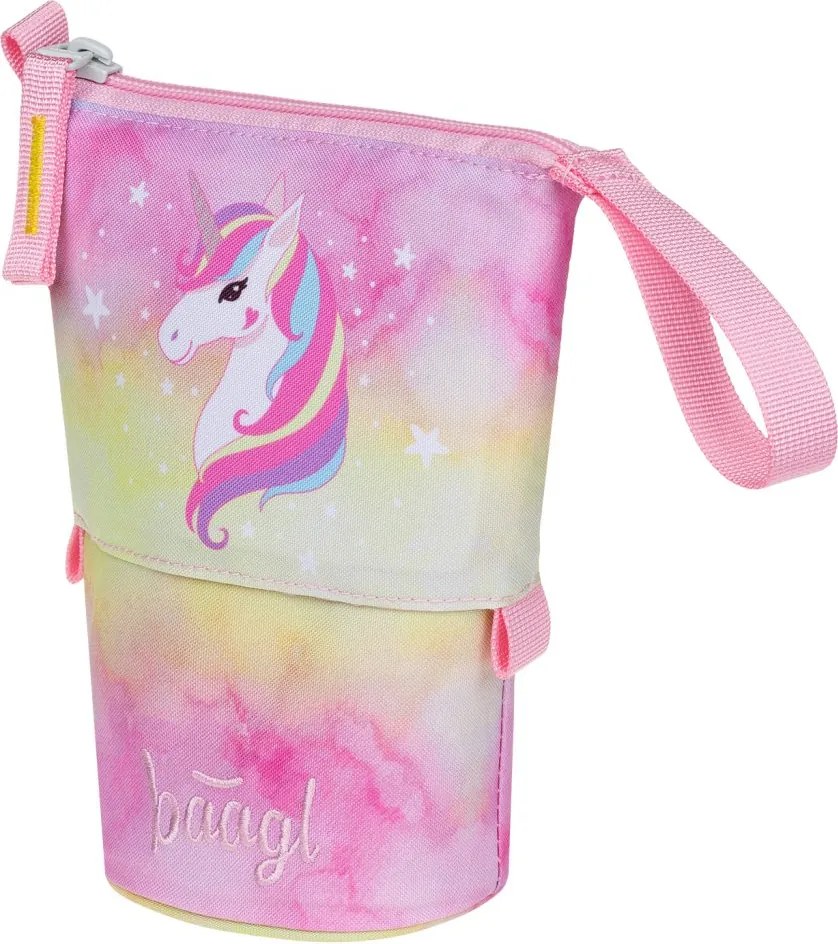 BAAGL Školní penál Pastelkovník Rainbow Unicorn GRS