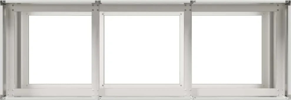 vidaXL Truhlík rezavá 120x40x80 cm [860721] Barva: Černá