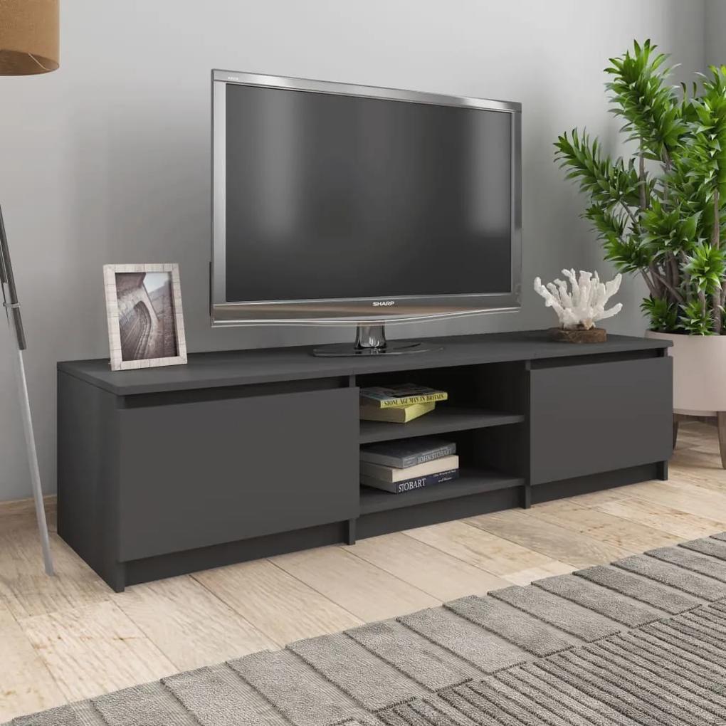 vidaXL TV stolek 140 x 40 x 35,5 cm dřevotříska [800648] Barva: kouřový dub