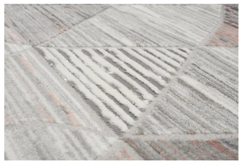 Kusový koberec Nathan šedorůžový 300x400cm