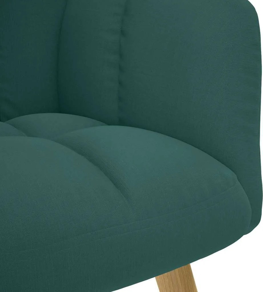 vidaXL Relaxační křeslo s podnožkou textil [4016785] Barva: Hnědá