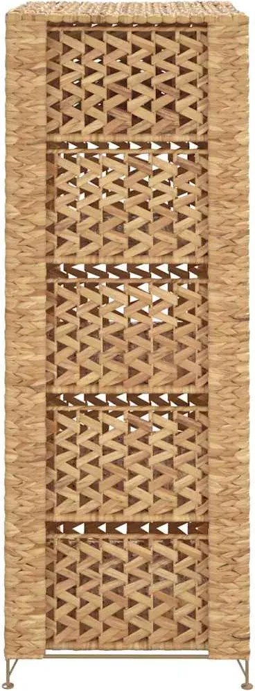 Komoda se 6 košíky 47 x 37 x 100 cm vodní hyacint 245493