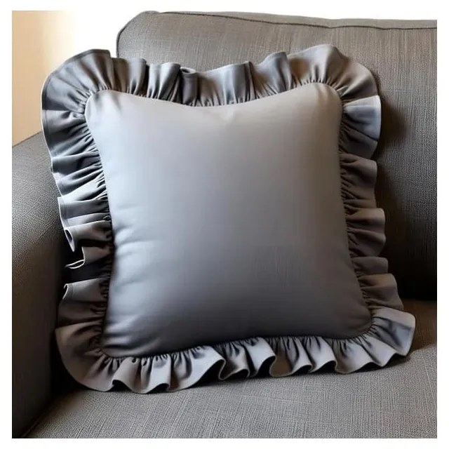 Povlak na polštář s příměsí bavlny 40x40 cm Ruffled – Mila Home