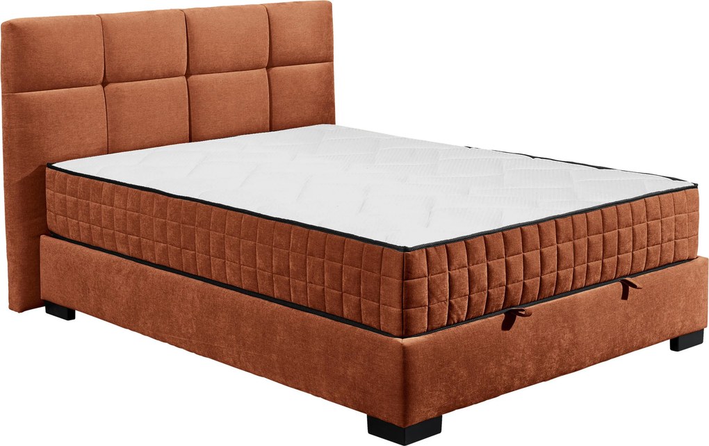 XXXLutz AMERICKÁ POSTEL, 140/200 cm, koňaková MID.YOU - Postele s úložným prostorem - 002220053408