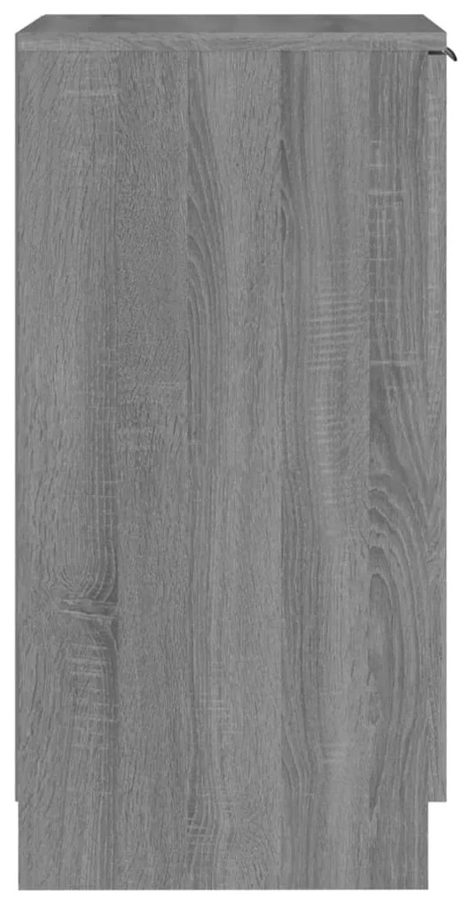Botník šedý sonoma 30 x 35 x 70 cm kompozitní dřevo - Default Title